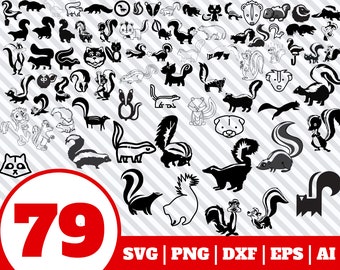 Skunk svg | Etsy