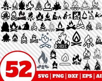 Campfire svg | Etsy