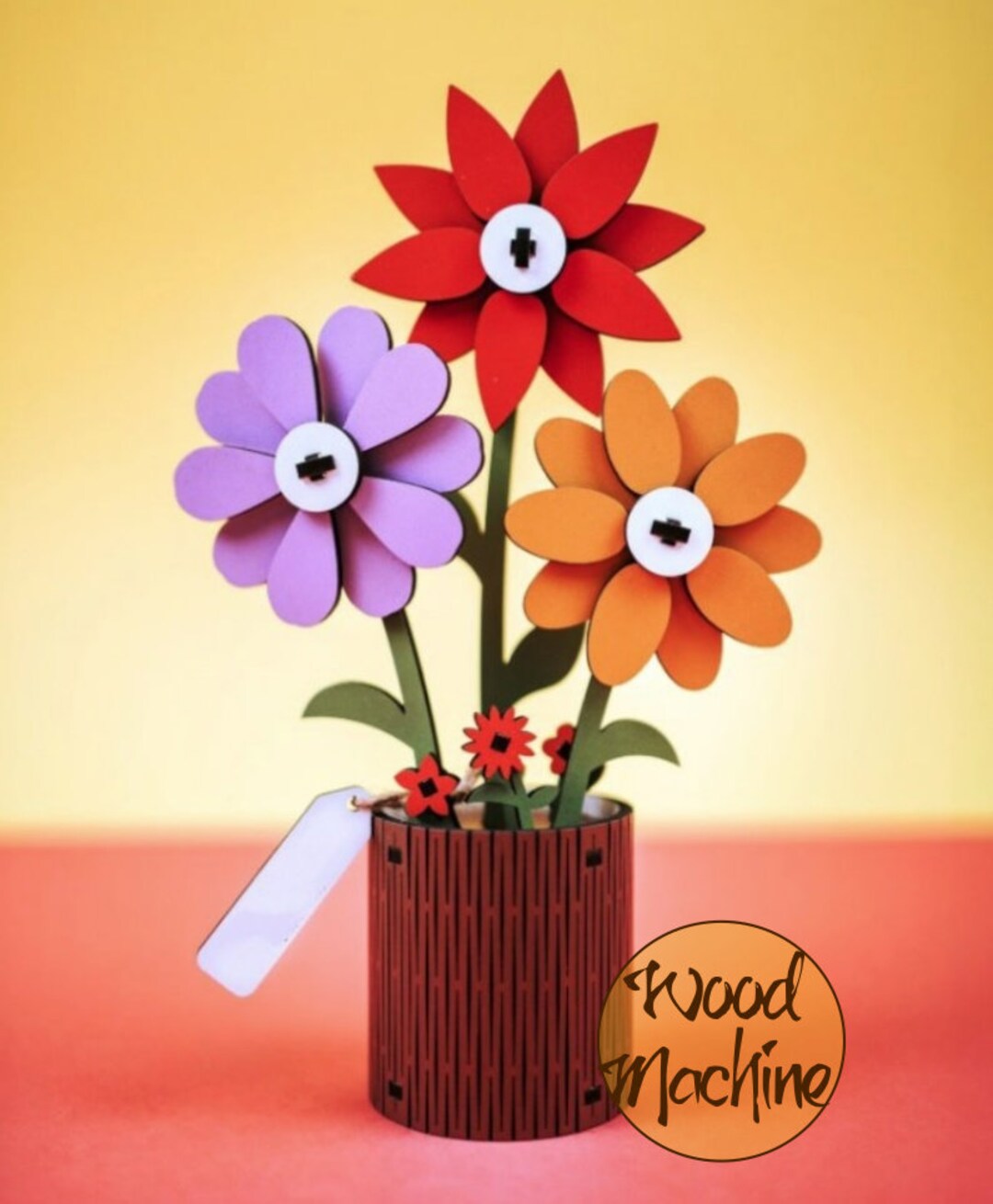 The Flower Lasercut (rdworks - Cdr - Dwg - Dxf - Pdf - Svg) - Etsy