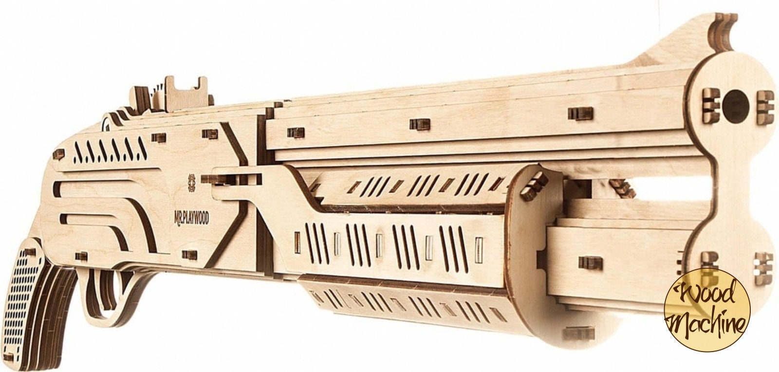 Wooden Toy Shotgun Lasercut (cdr - Dxf - Dwg - Svg -pdf -RDWORKS) - Etsy