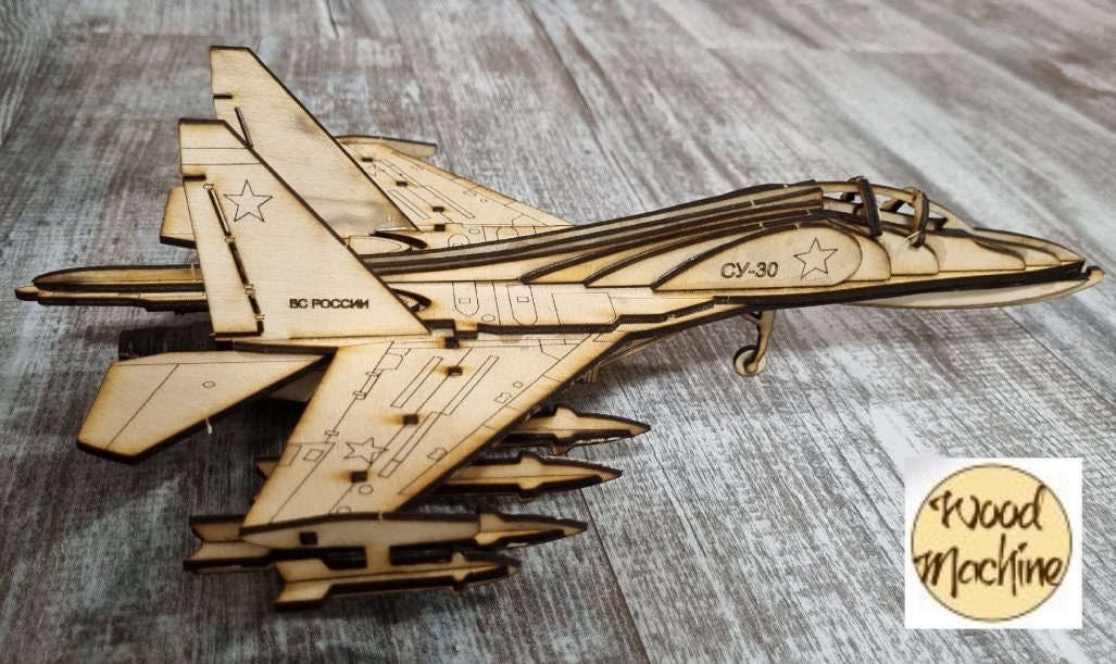 Avión de combate Warplane Dxf, Dwg, Pdf, Cdr, RdWorks - Etsy México