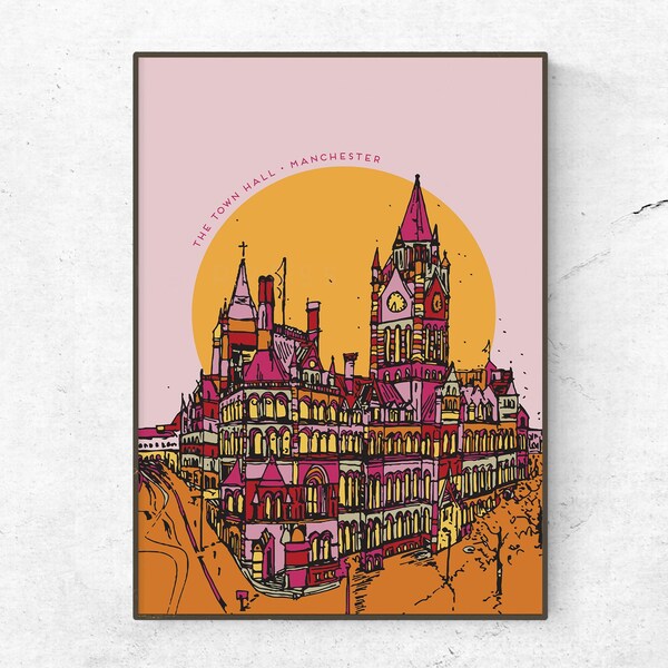 Manchester Print - Etsy UK