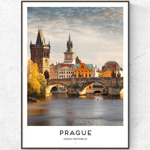 Prague Poster A3 - Etsy