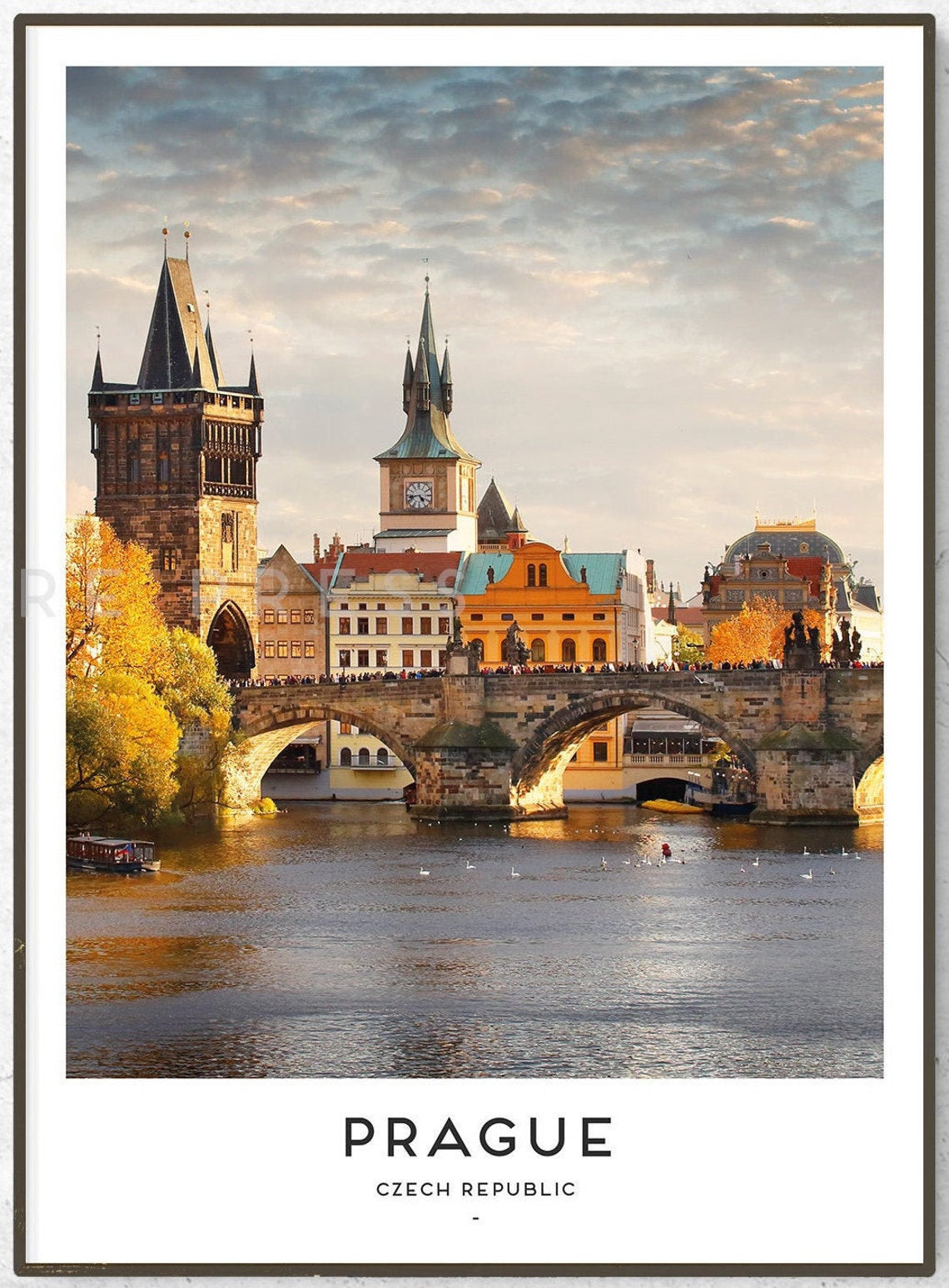 Prague Poster / Print / Czech Republic Travel Print / Travel | Etsy