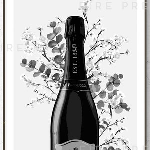 Prosecco Poster / Print / Fashion Poster / Prosecco Wall Art / Kitchen ...
