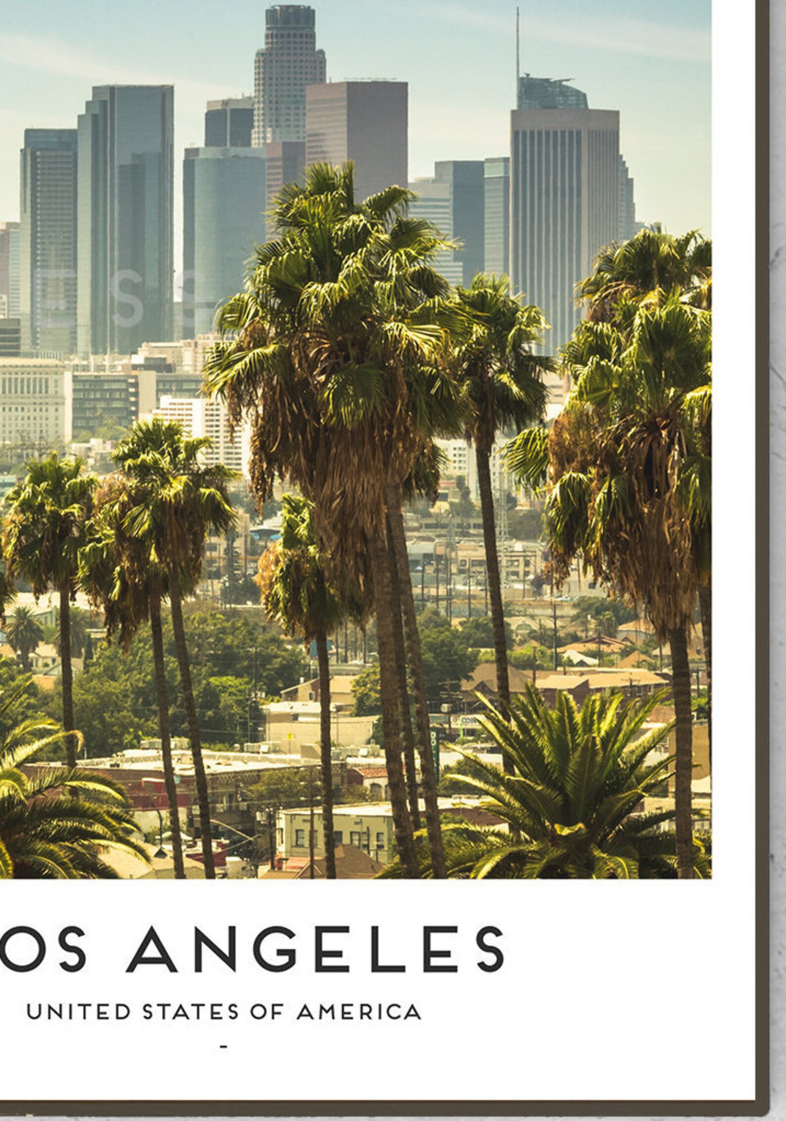 Los Angeles Poster / Print / USA Print / America Travel Print - Etsy UK
