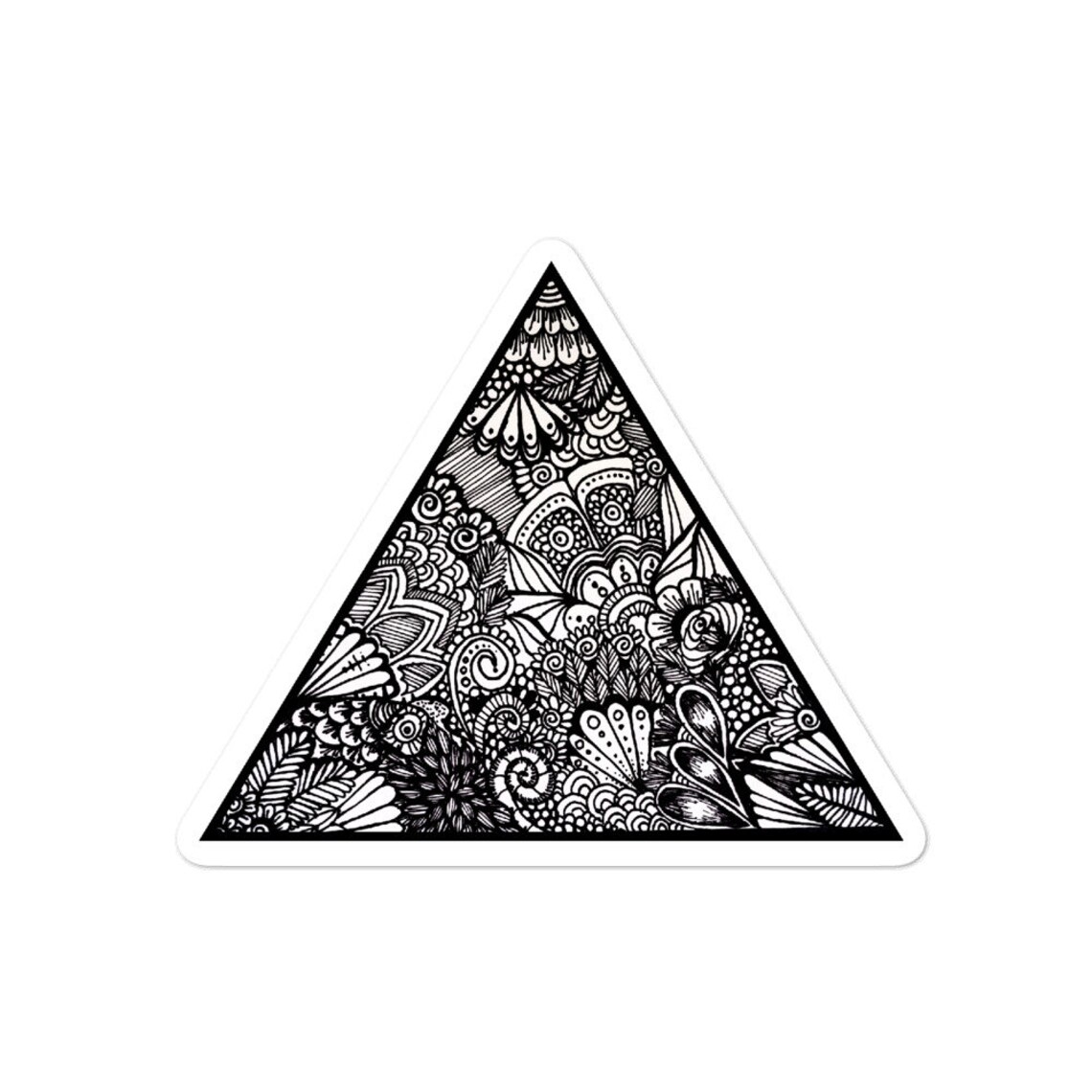 Triangle Sticker - Etsy