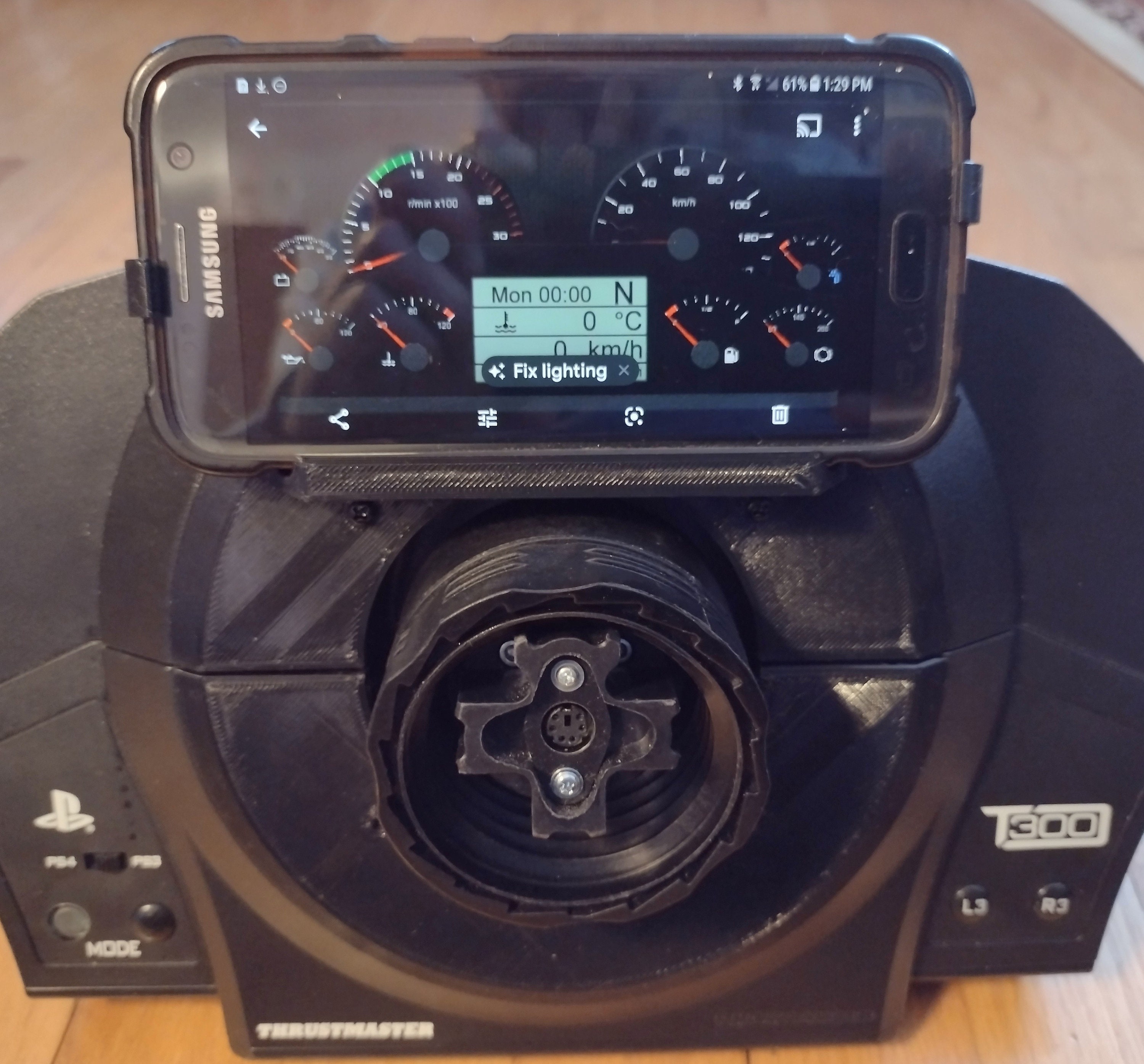 Thrustmaster T300 Universal Phone Dash Holder 3d Printed - Etsy