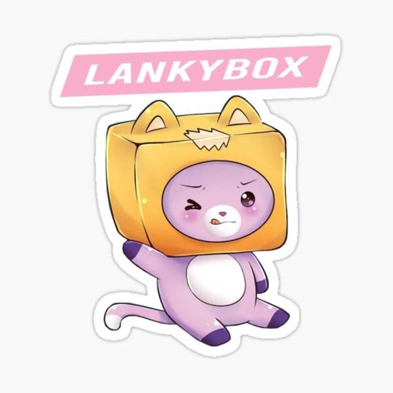 Paquete digital Lankybox Svg Dfx Png Jpg Pdf, archivos de corte láser ...