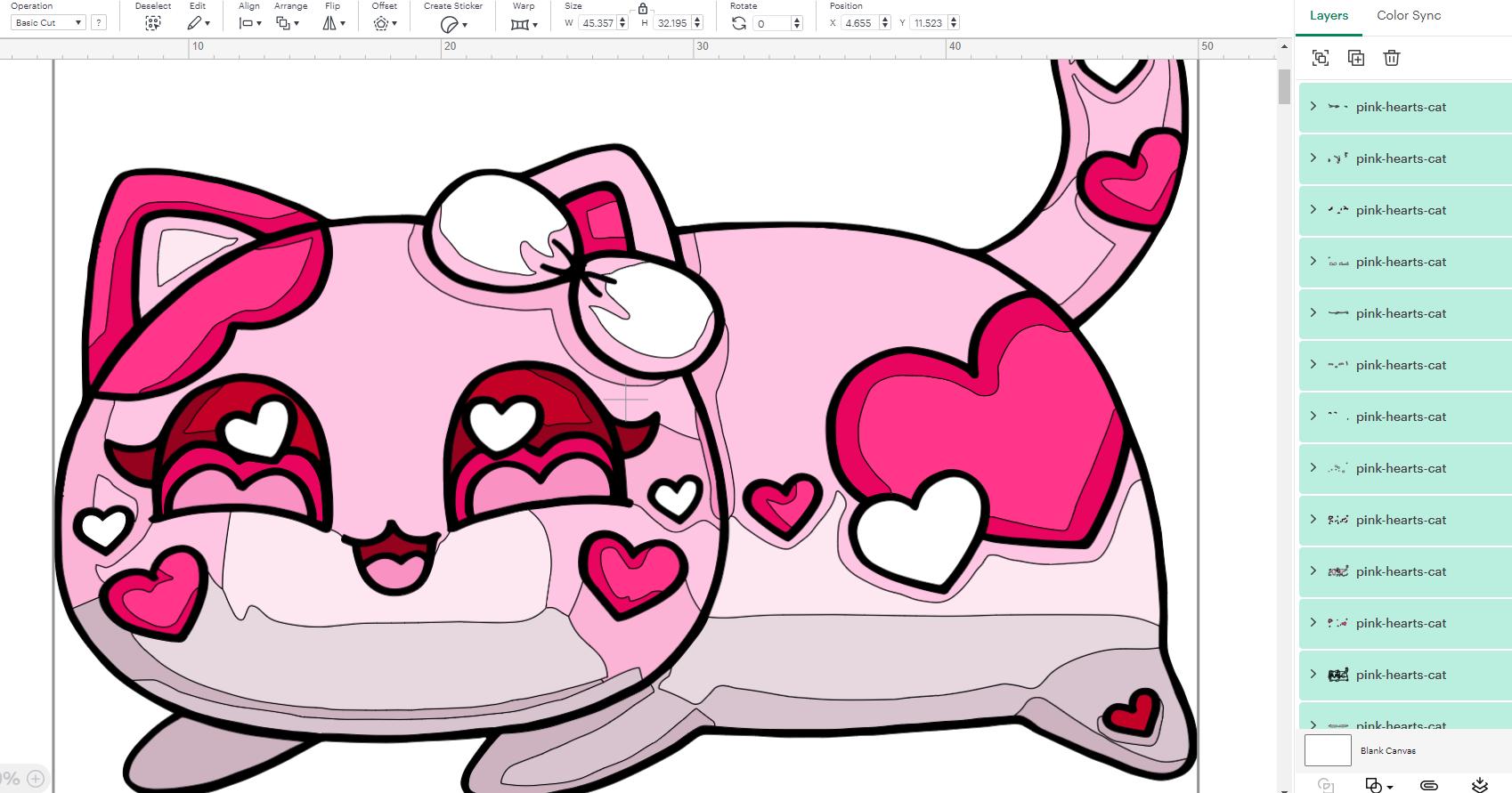 Aphmau Meemeow Cute Cats. SVG Files, PDF and PNG Files. Hamburger Cat ...