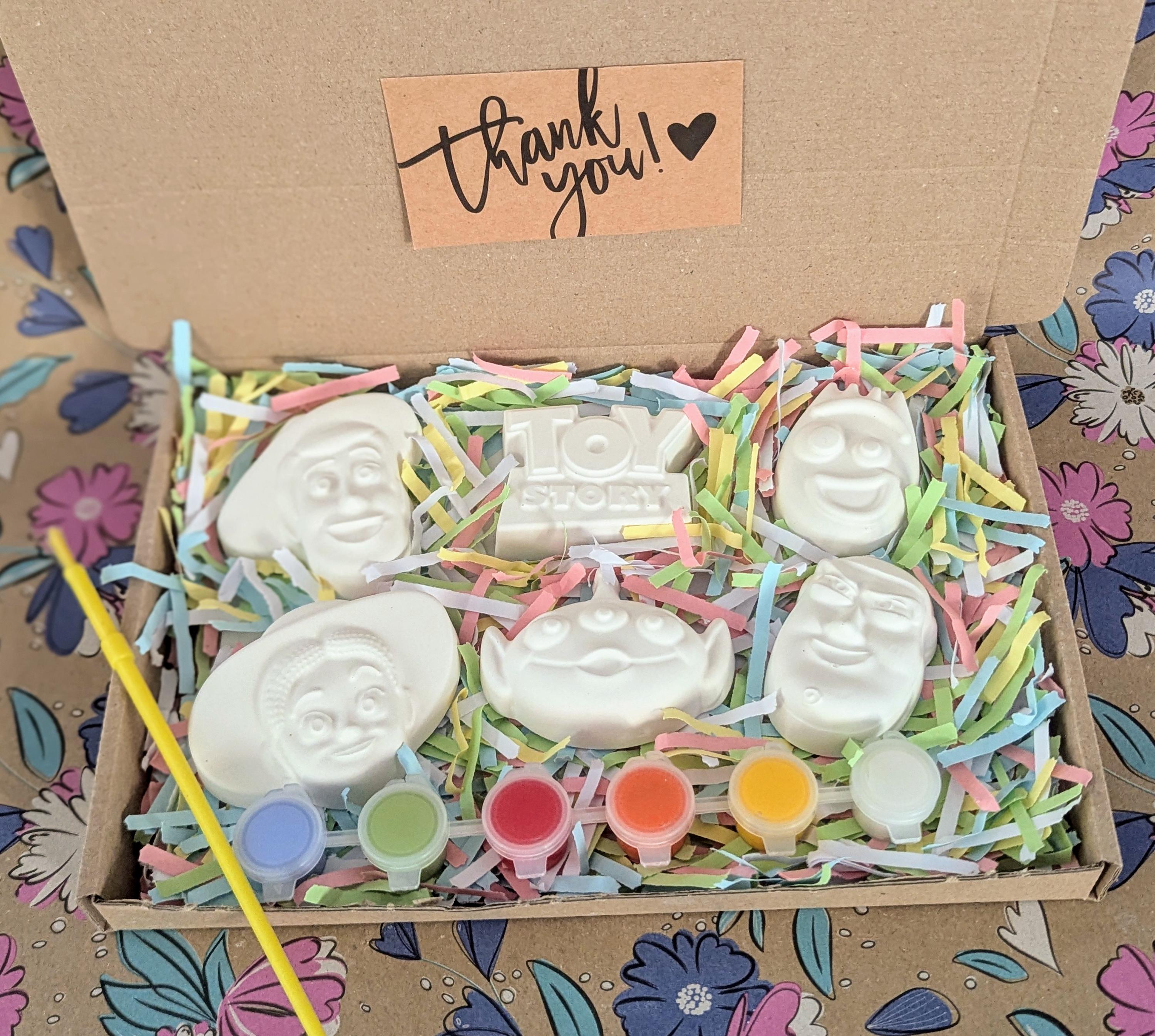 Toy Story Inspired Kids Paint Set Craft Kit - Paint You Own Toy Story ...