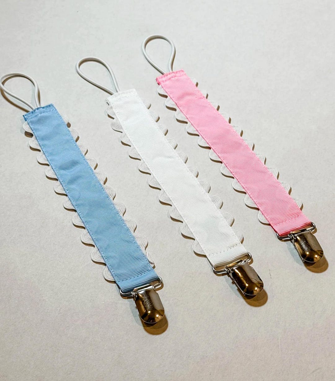 Monogrammed Pacifier Clip, Personalized Pacifier Clip Baby Gift - Etsy