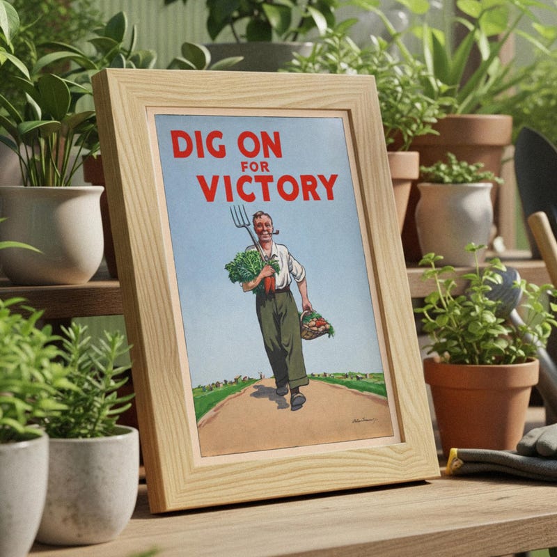 Dig for Victory Poster - Etsy UK