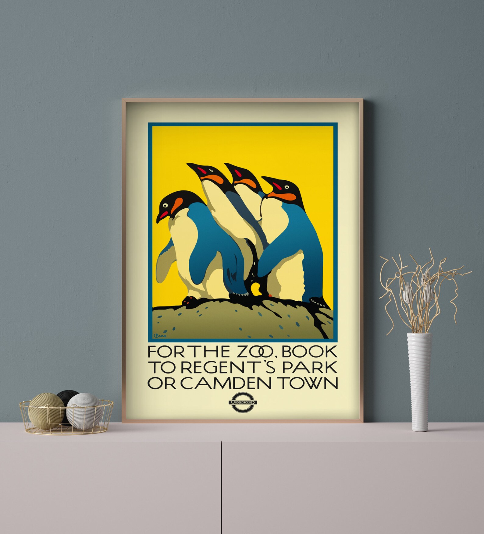 Set of 3 London Underground Prints Vintage Travel Poster - Etsy UK