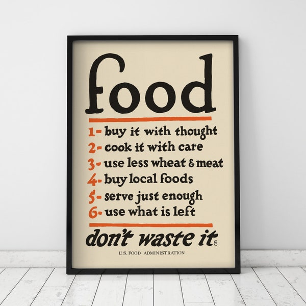 Kitchen Poster - Etsy UK