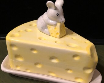 Mouse on Cheese | Etsy