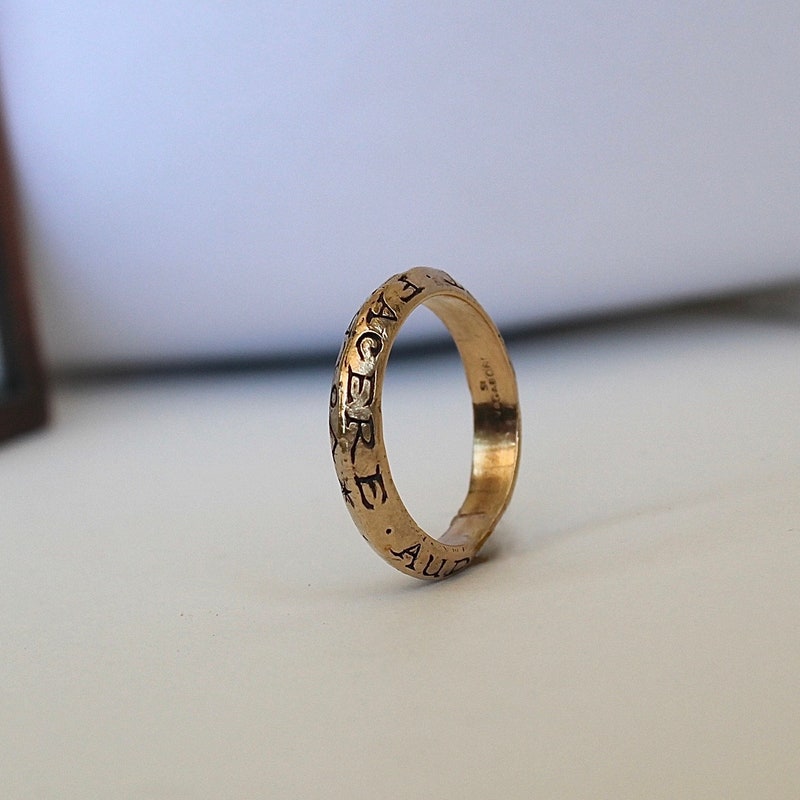 Poesy Ring - Etsy