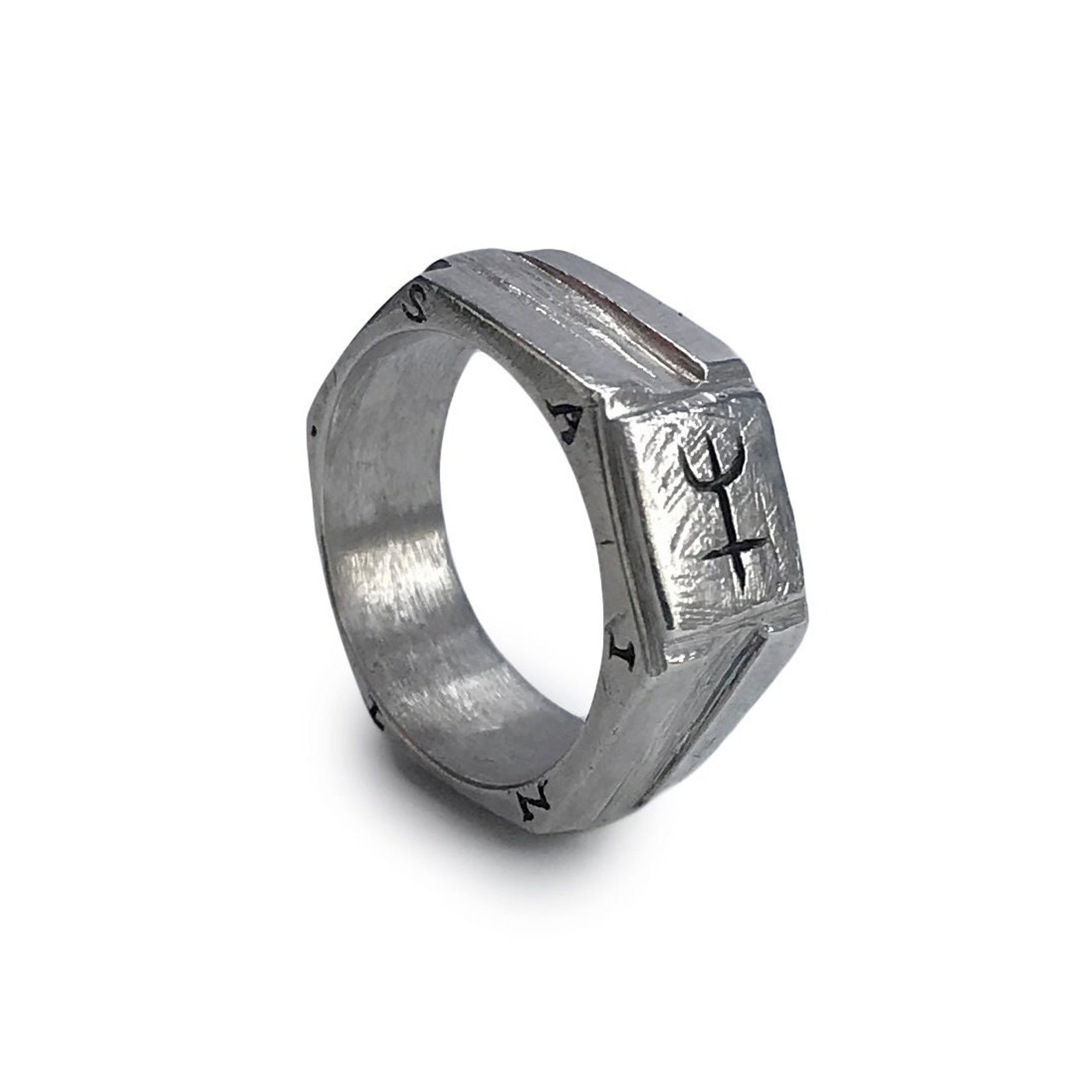 Sumerian Cross Ring Sumerian Jewelry Carved Ring Signet - Etsy