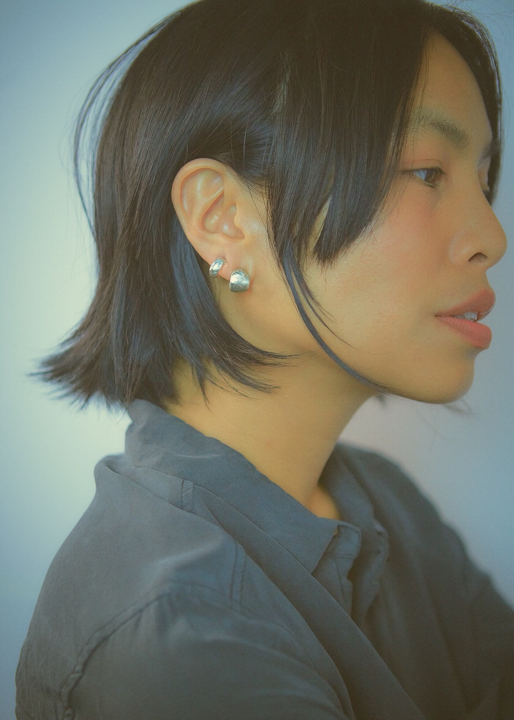 Small Lightweight Tribal Hoop Earrings for Men or Women, Handmade Utu ...