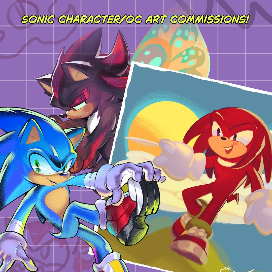Sonic Character Sonic OC Art Commissions - Etsy