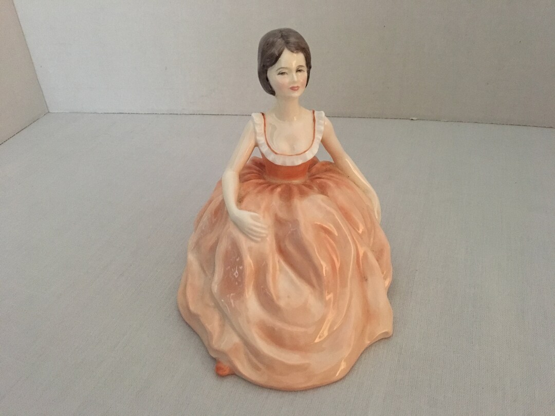 Vintage Francesca Art Bone China Figurine Hand Painted Woman Figurine ...