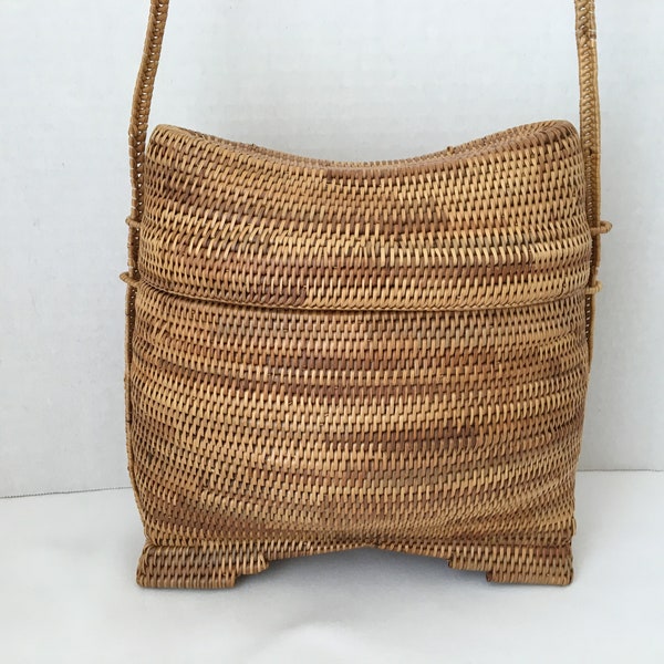 Rattan Handbag - Etsy