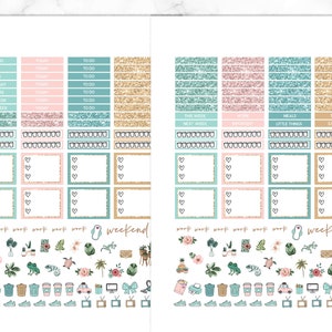 Printable Planner Stickers, Erin Condren Weekly Planner Sticker Kit ...