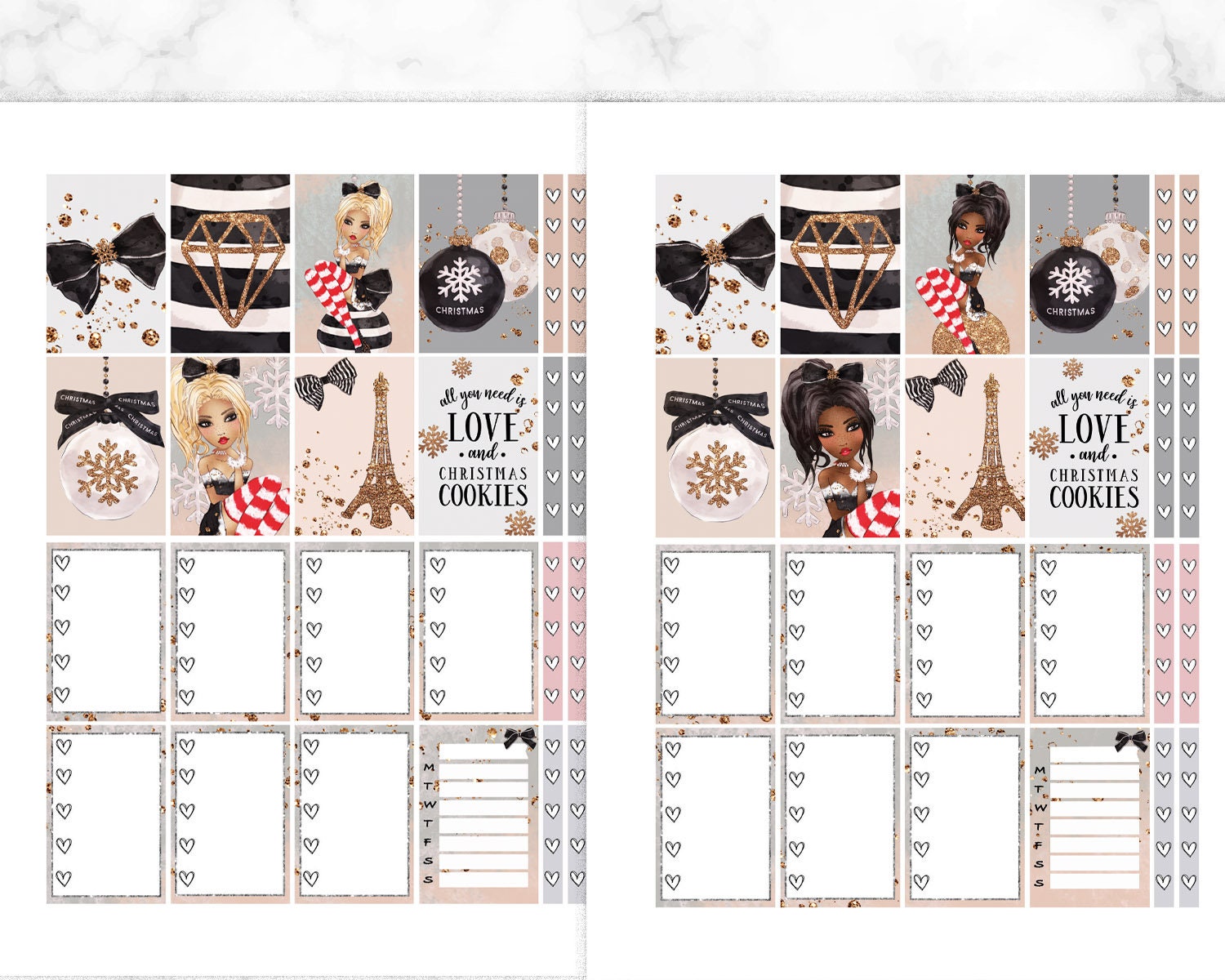 African American Girls Happy Planner Printable Planner - Etsy