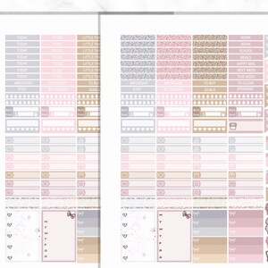 Gold Office Printable Planner Stickers Happy Planner Classic,stationary ...