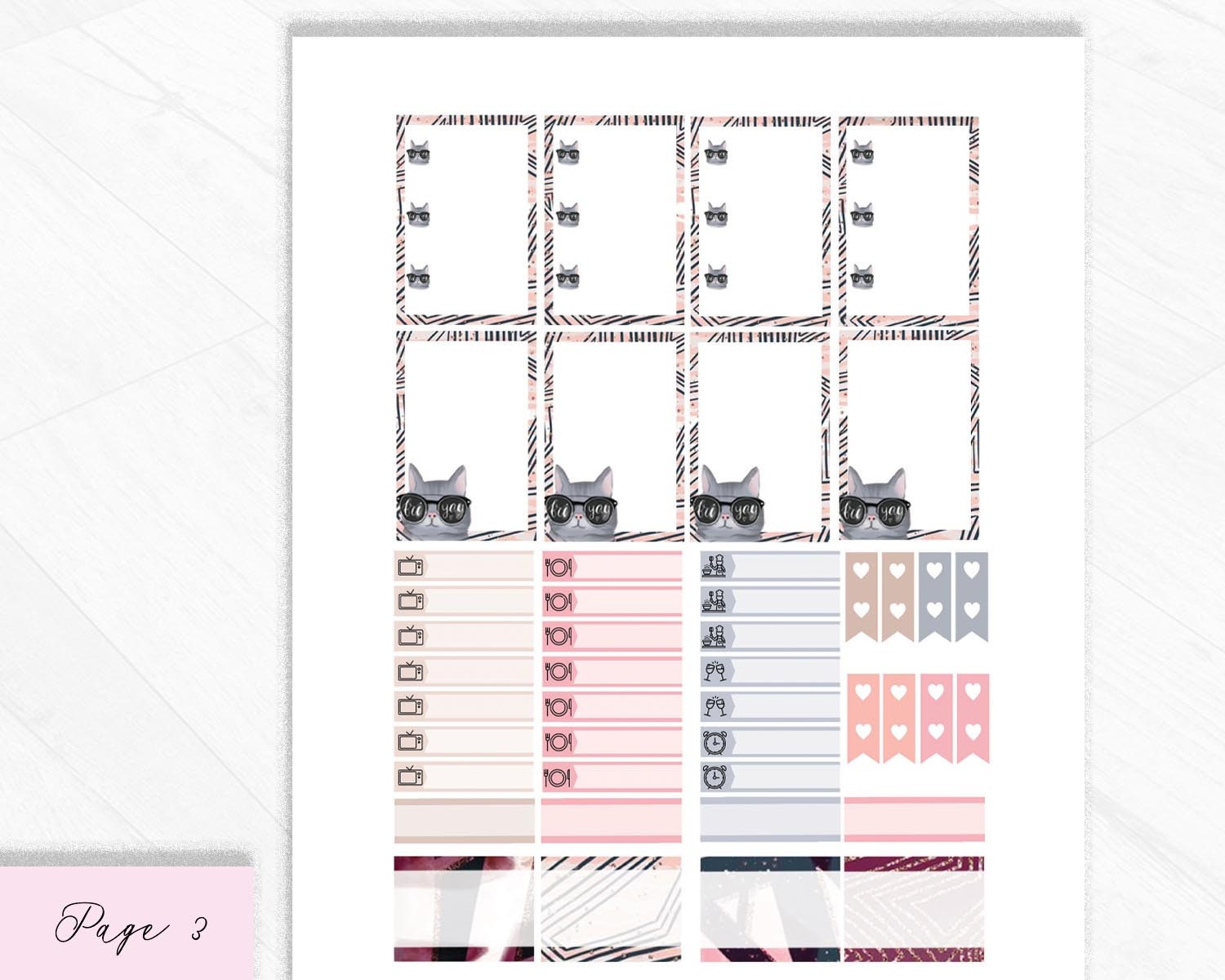 Printable Planner Stickers Hello Weekend for Happy Planner, Weekly ...