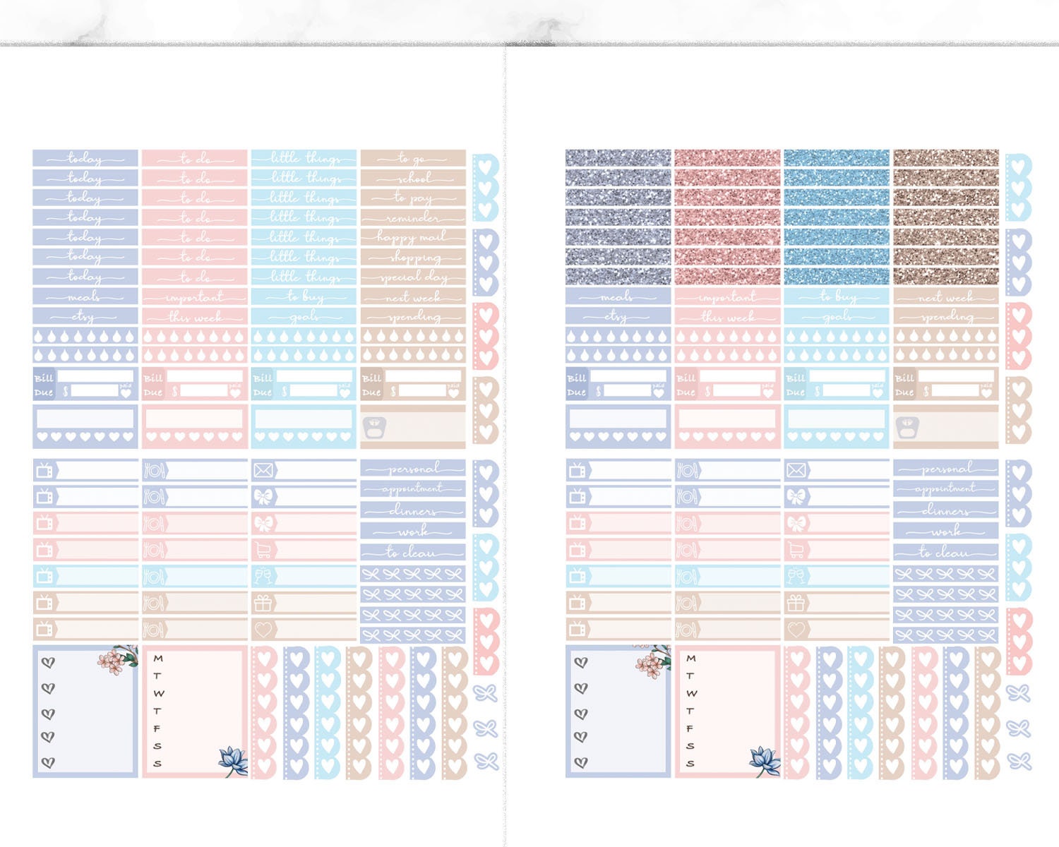 Meditation Printable Planner Stickers Erin Condren ECLP - Etsy