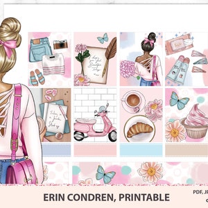 Erin Condren Printable Planner Stickers, Erin Condren Sticker Kit ...