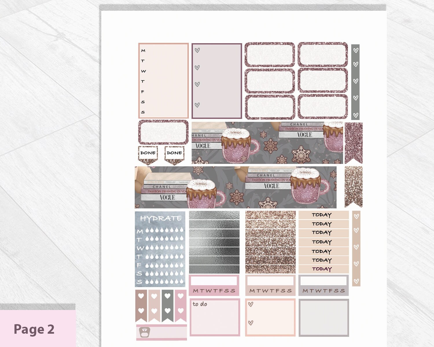 Lazy Day Printable Stickers Kit for Happy Planner Classic - Etsy