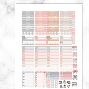 Macaroons and Roses Stickers for Erin Condren Life Planner Printable ...
