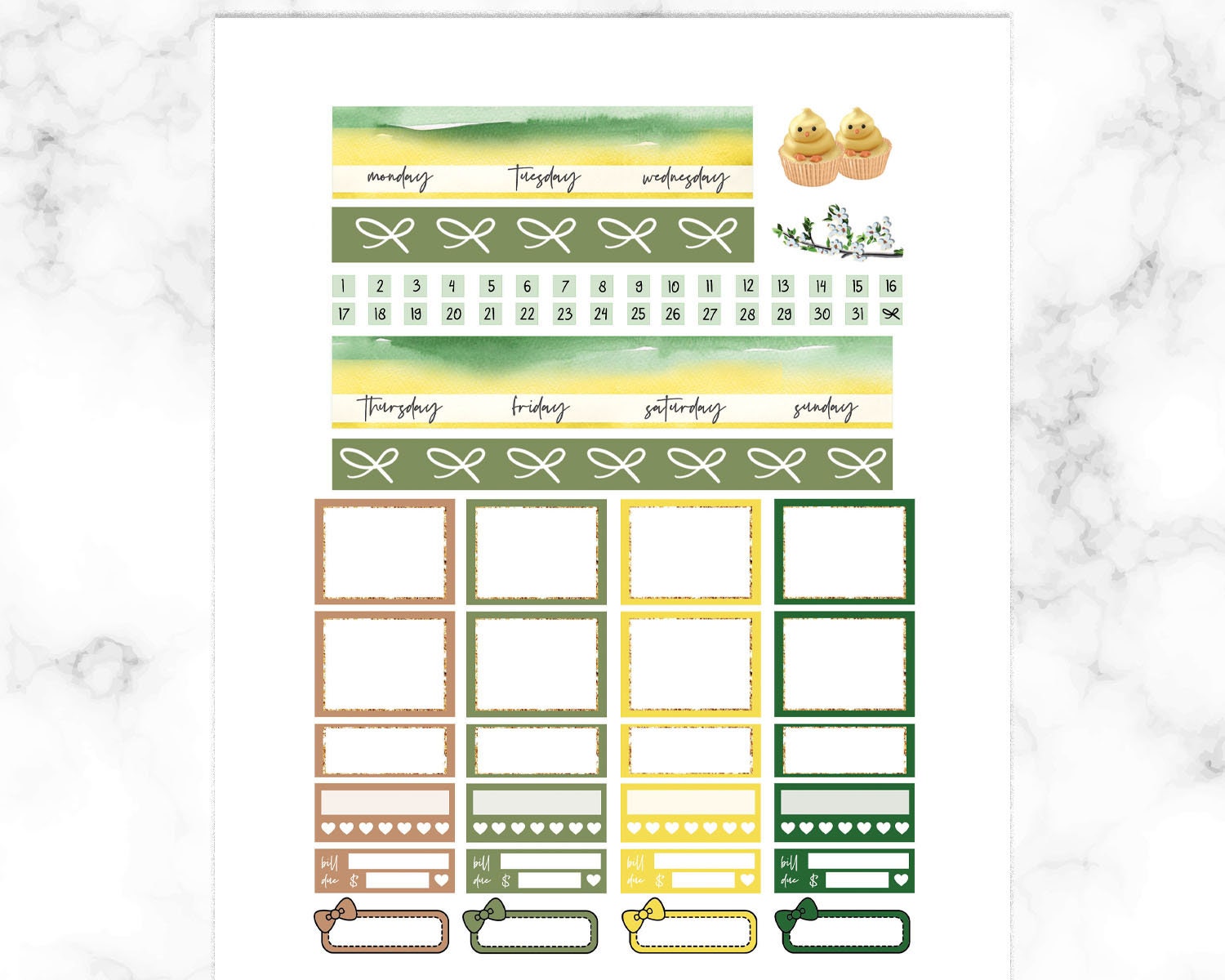 Ester Stickers Digital Download Happy Planner Stickers - Etsy