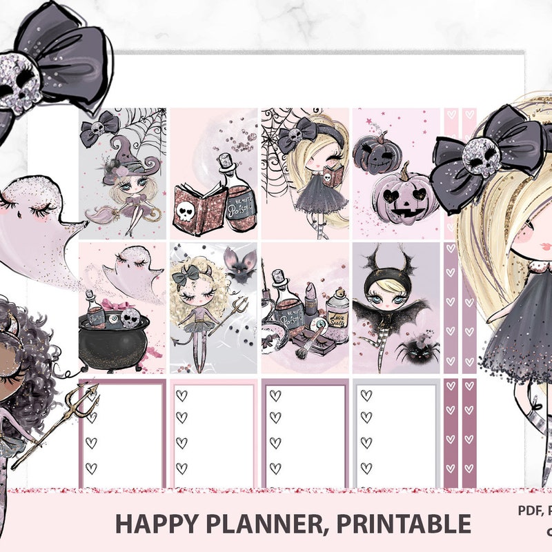 Witch Planner Stickers - Etsy