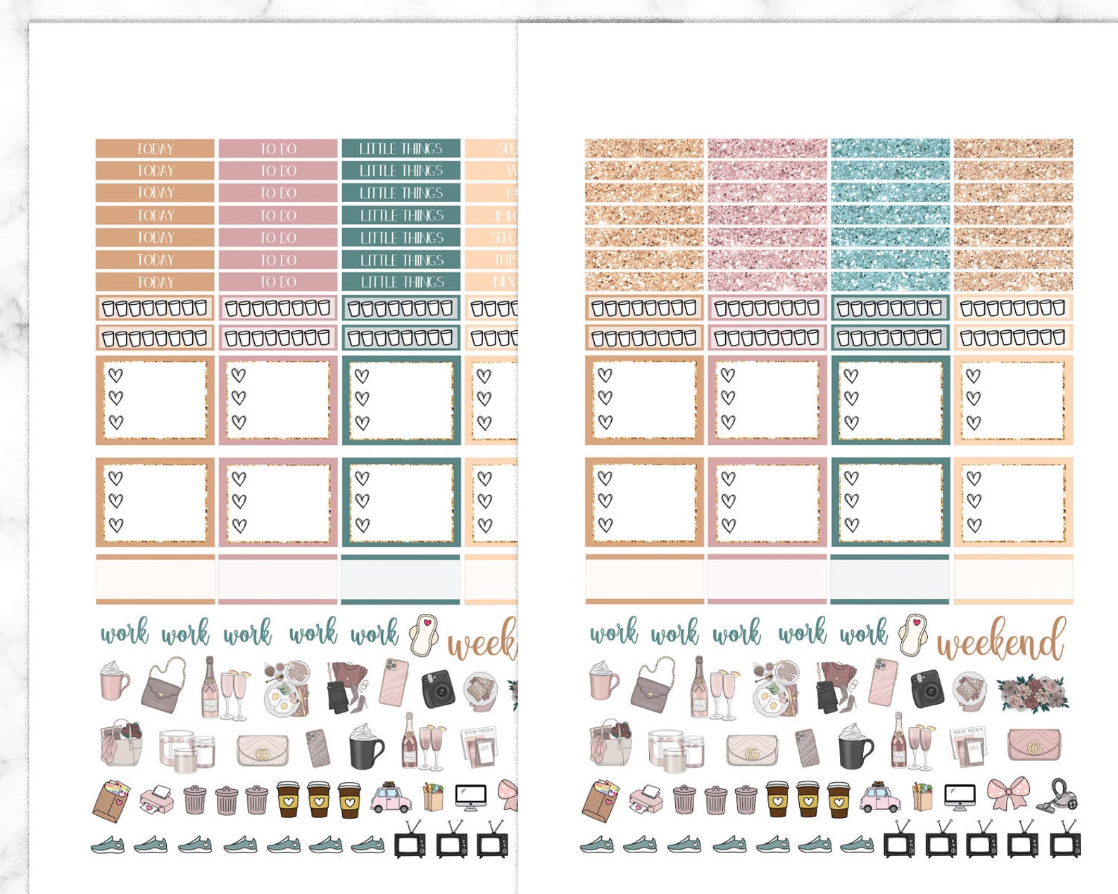Happy Planner Printable Planner Stickers Planner Printables | Etsy