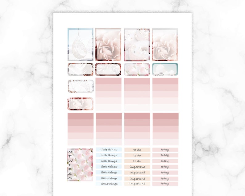 Weekend Vibes Printable Planner Stickers Kit Holiday Set in | Etsy