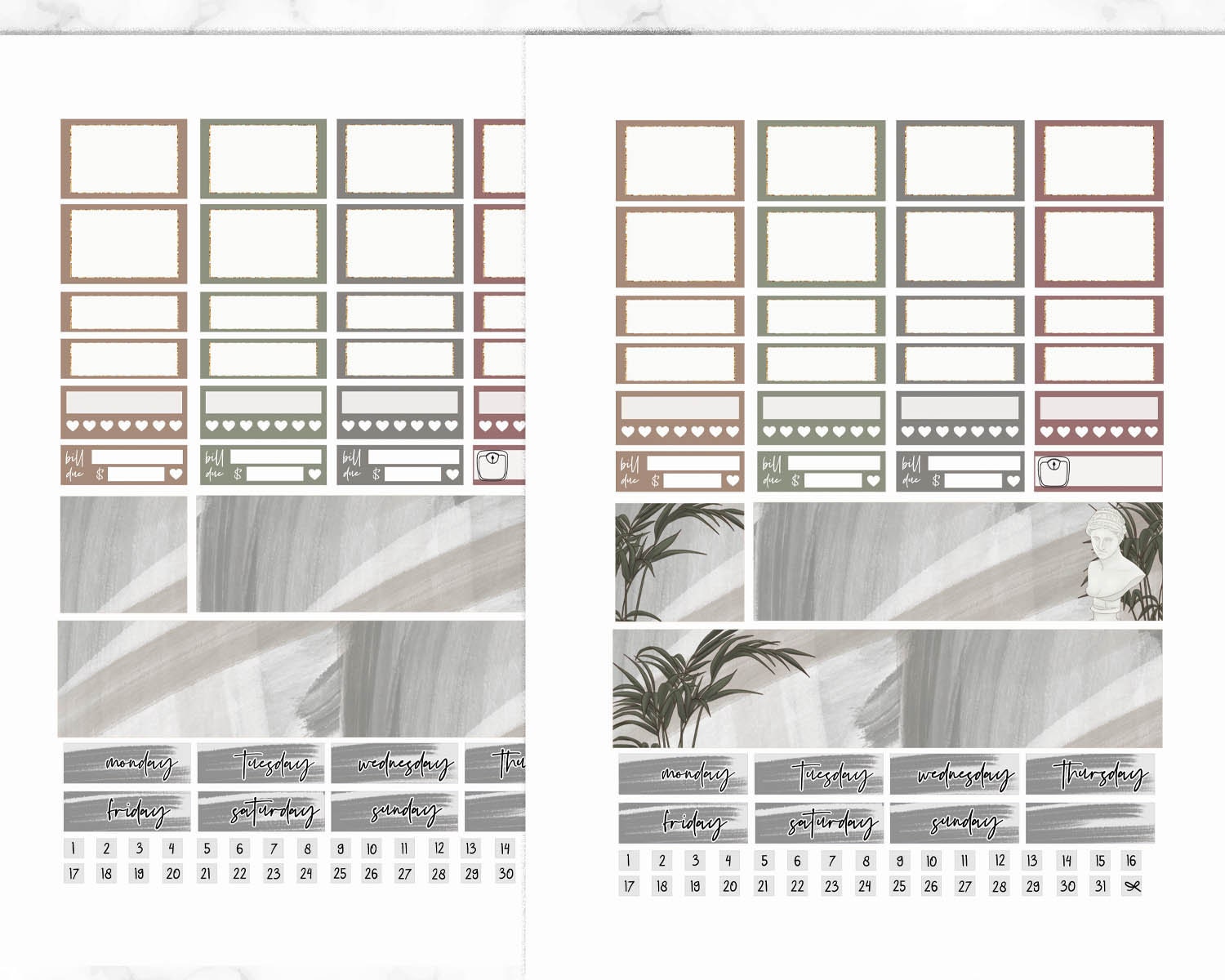 Printable Planner Stickers Boss Lady Summer Stickers Erin - Etsy