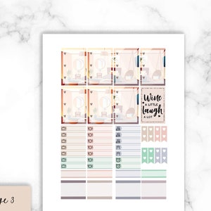 Me Time Happy Planner Stickers Printable, MAMBI Weekly Agenda, Notebook ...