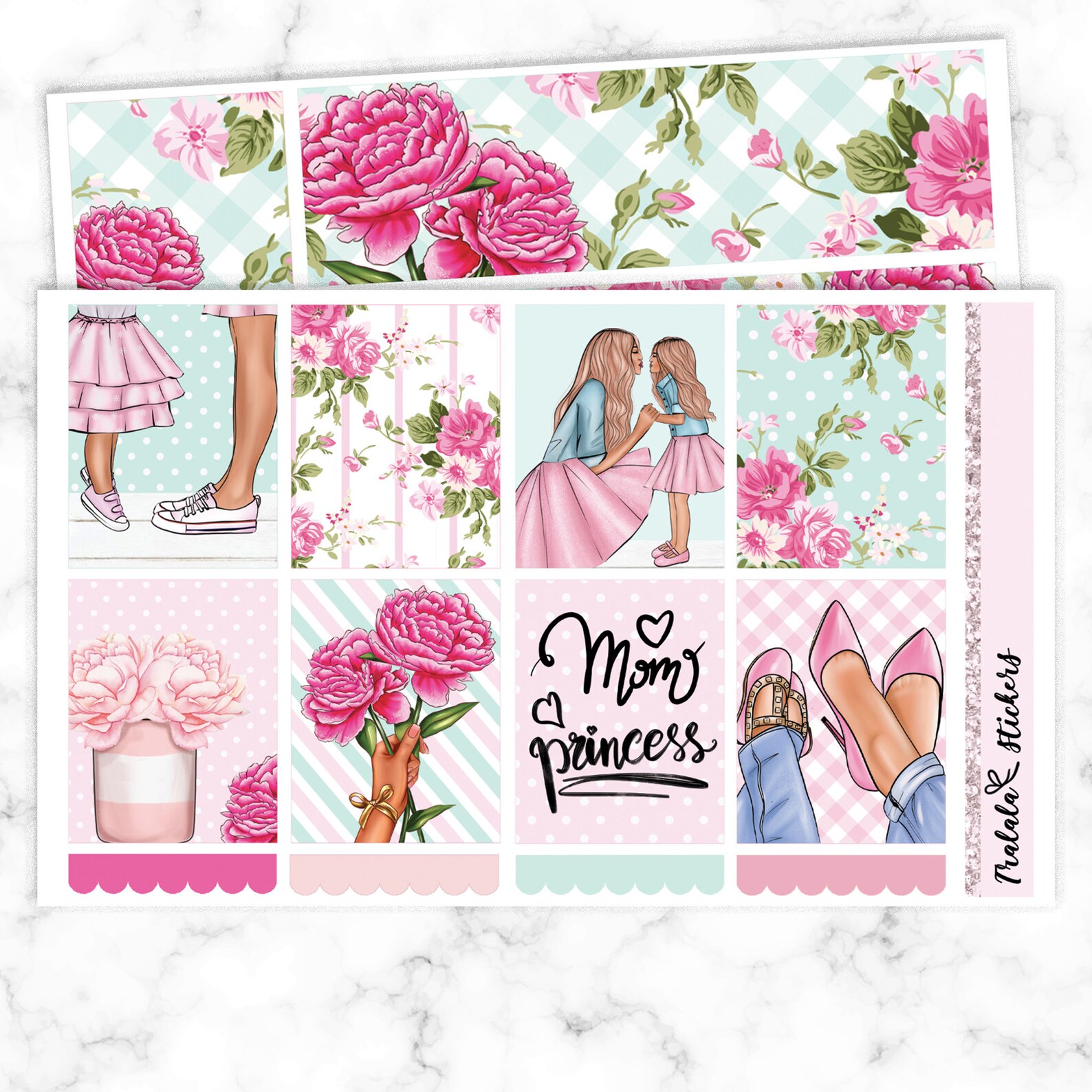 Mother Day Printable Stickers Mom Printables Mother - Etsy