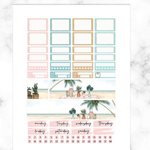 Printable Planner Stickers, Erin Condren Weekly Planner Sticker Kit ...