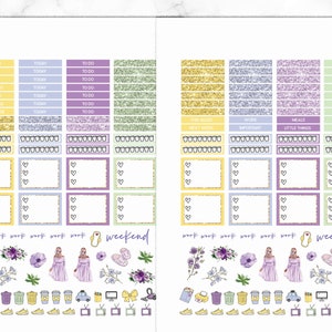 Erin Condren Planner Stickers Printable, Pastel Weekly Kit, Stickers ...