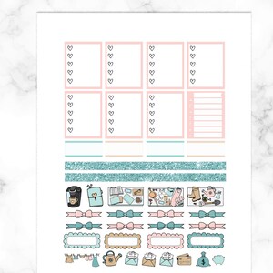 Printable Planner Stickers, Erin Condren Weekly Planner Sticker Kit ...