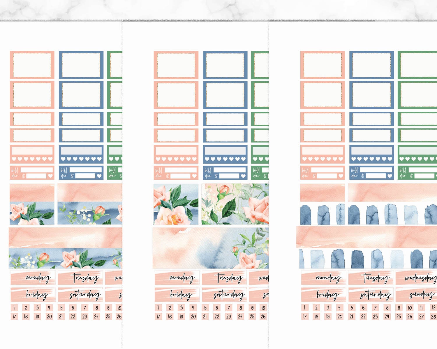Erin Condren Planner Stickers Printable Planner Stickers - Etsy