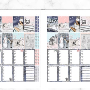 Printable Happy Planner Stickers, Winter Printable Sticker Kit ...