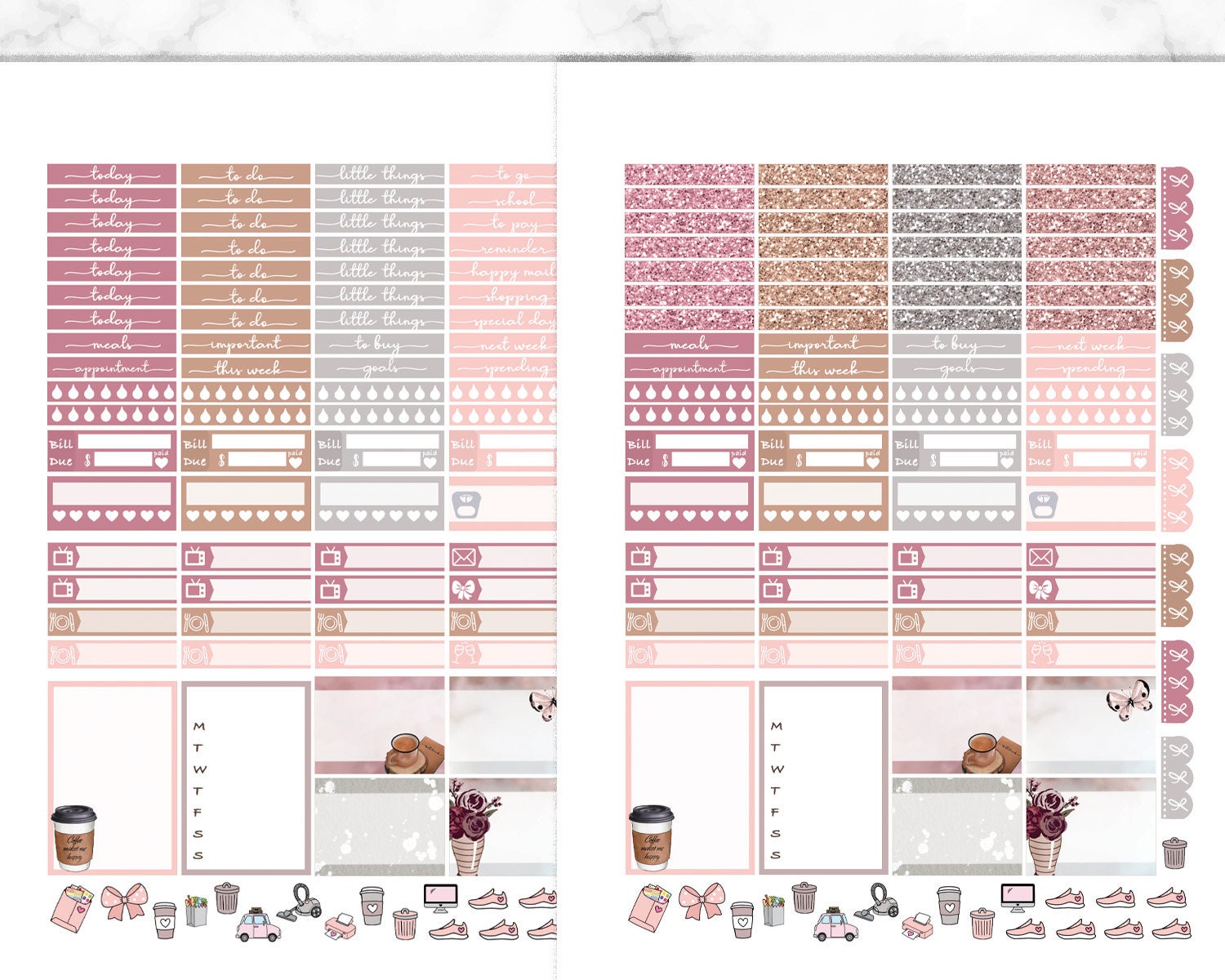 Happy Planner Stickers Printable Happy Planner Classic - Etsy