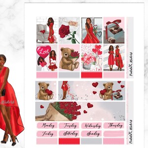 Printable Erin Condren Weekly Planner Kit, Valentines Day, DIY Planner ...