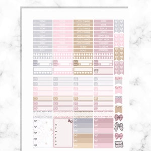 Gold Office Printable Planner Stickers Happy Planner Classic,stationary ...