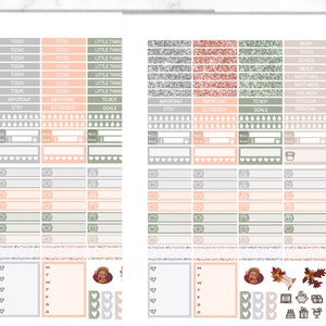 Pumpkin Season Printable Planner Stickers for Erin Condren Vertical ...